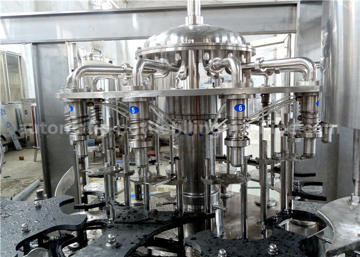 3 In 1 Automatic Bottle Filling Machine Compact Structure For Complete ...
